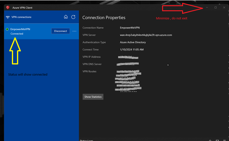 Azure VPN Installation Guide – EmpowerMe Support